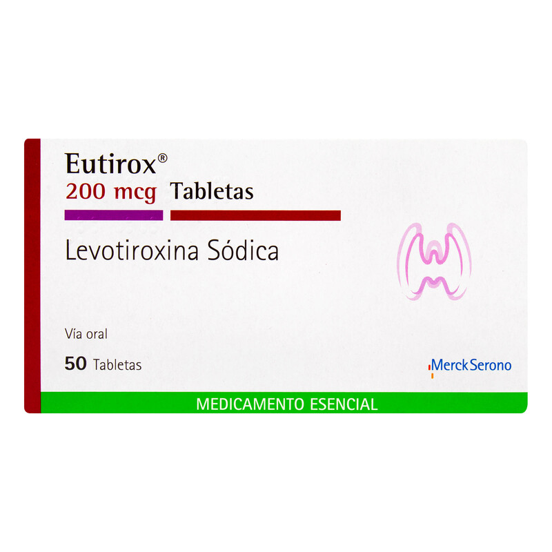 Eutirox 200 Mcg 50 Tabletas Farmaprime